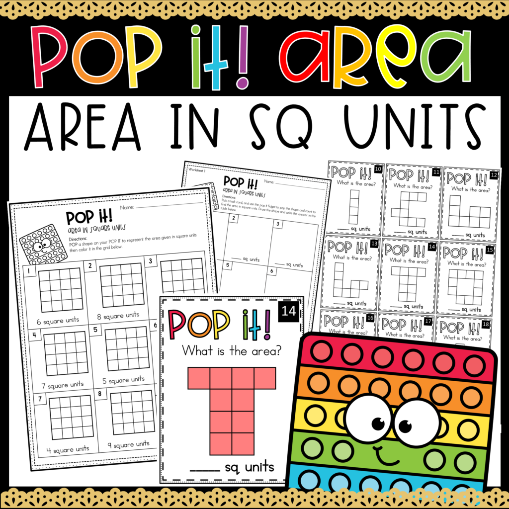 Math POP IT Bubble POP Task Cards and Worksheets Growing BUNDLE | Made ...