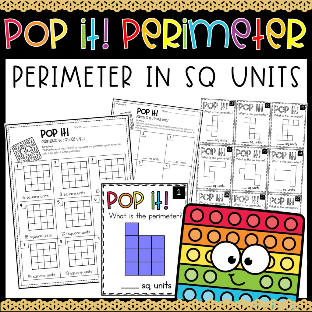 Math POP IT Bubble POP Task Cards and Worksheets Growing BUNDLE | Made ...