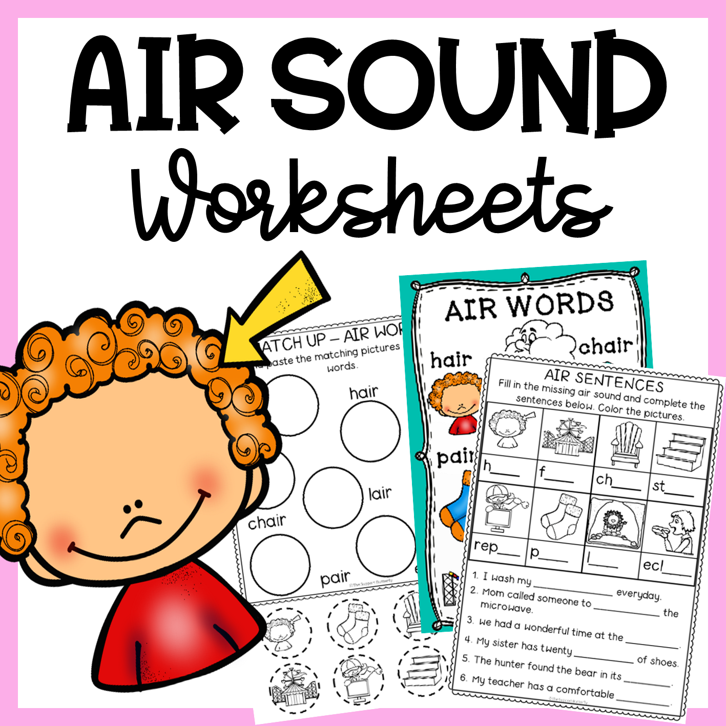 AIR Sound Worksheets Made By Teachers AIR Sound Worksheets Made By Teachers