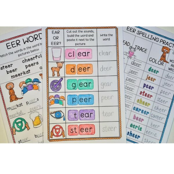 EER Sound Worksheets | Made By Teachers