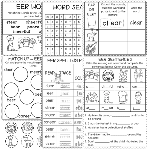 EER Sound Worksheets | Made By Teachers