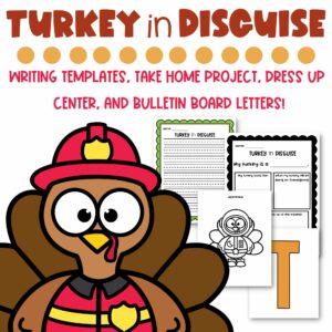 Turkey in Disguise Thanksgiving Writing Project, Craft, and Bulletin ...
