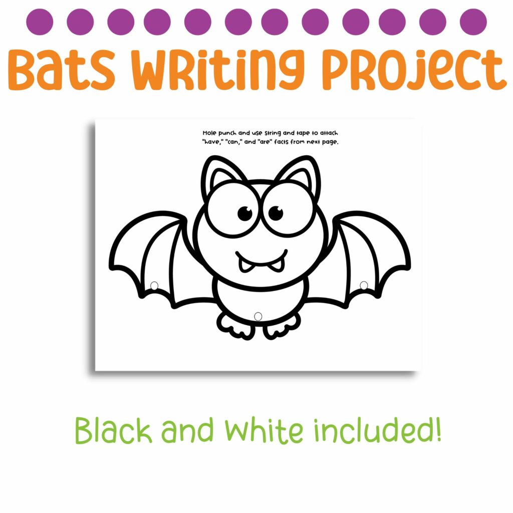 Halloween Writing Craft: All About Bats Research Project - Made By Teachers