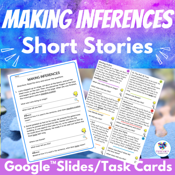 Making Inferences Short Stories 3rd to 5th Gr Speech Therapy Google ...
