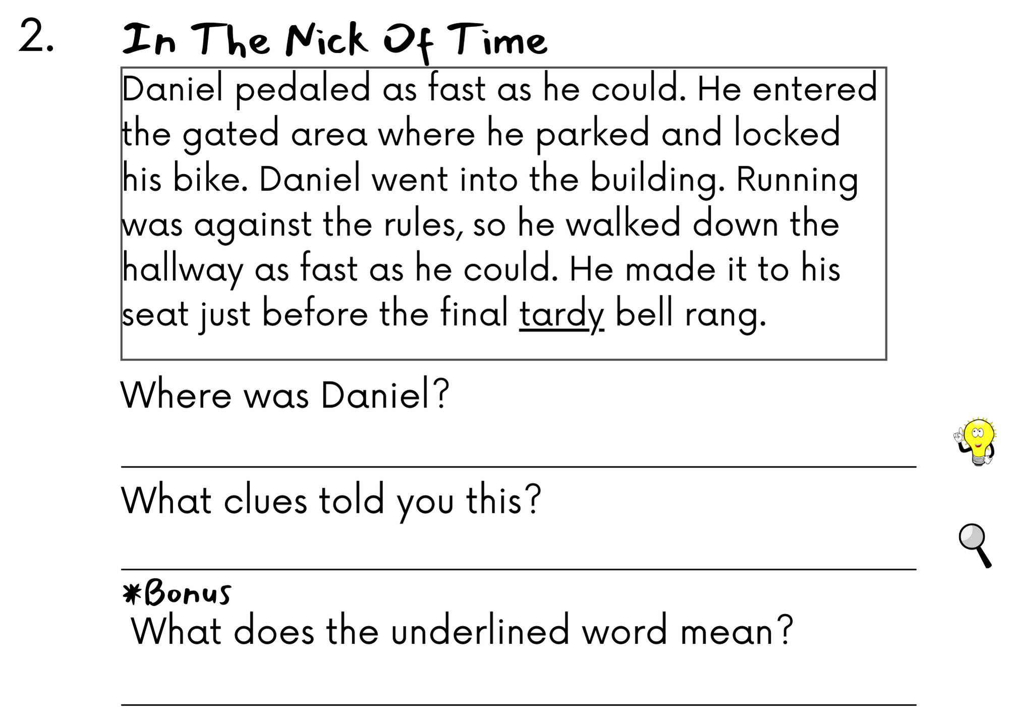 Making Inferences Short Stories 3rd to 5th Gr Speech Therapy Google ...