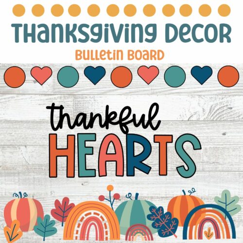 Boho Thanksgiving Bulletin Board and Fall Door Decor Kit | Made By Teachers