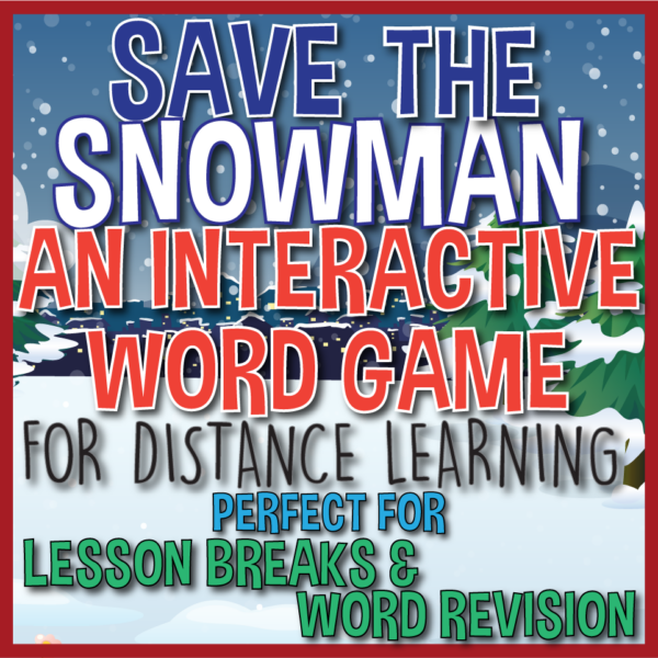 Save The Snowman | Christmas Activity | Digital Hangman Game ...