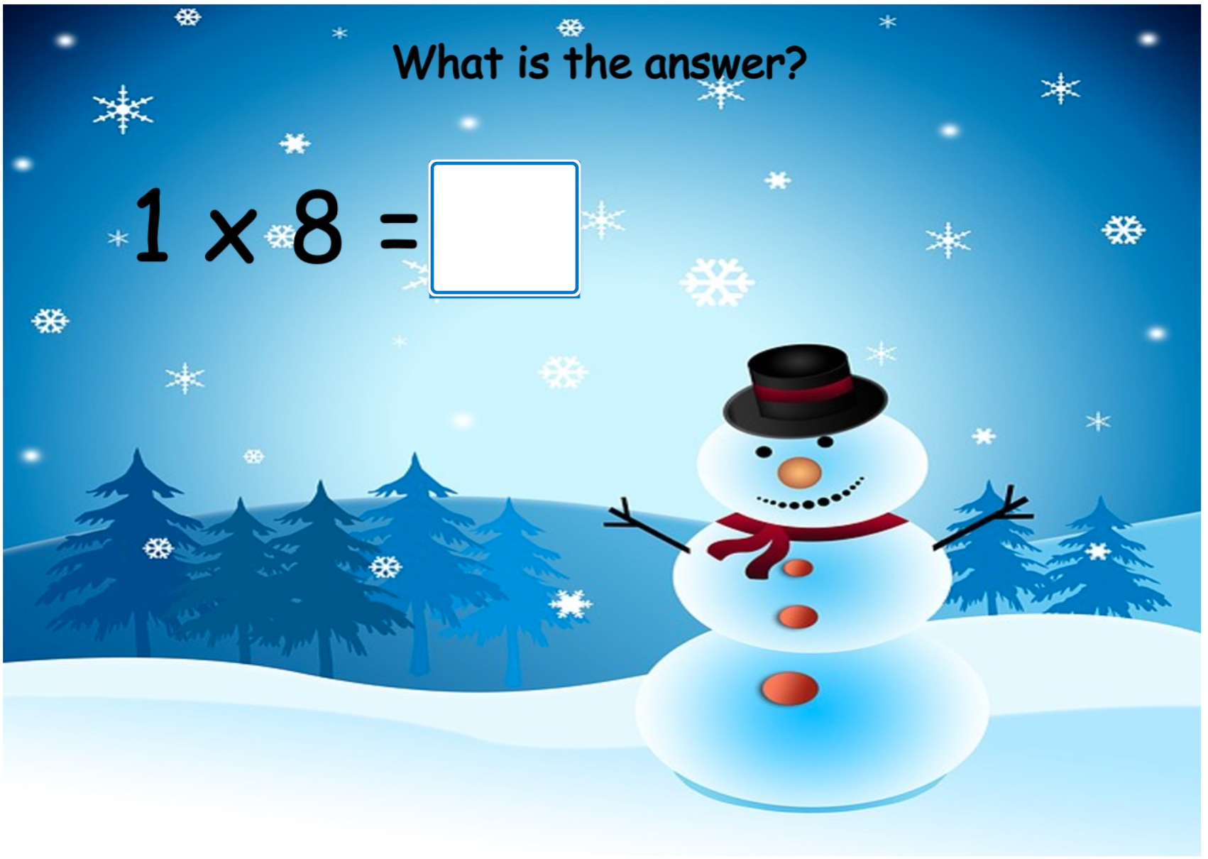 Basic Winter Multiplication Boom Cards 1-3 | Made By Teachers