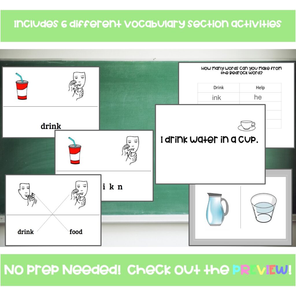 Bedrock Vocabulary Practice YR1 WK5 - Google Slides™ | Made By Teachers