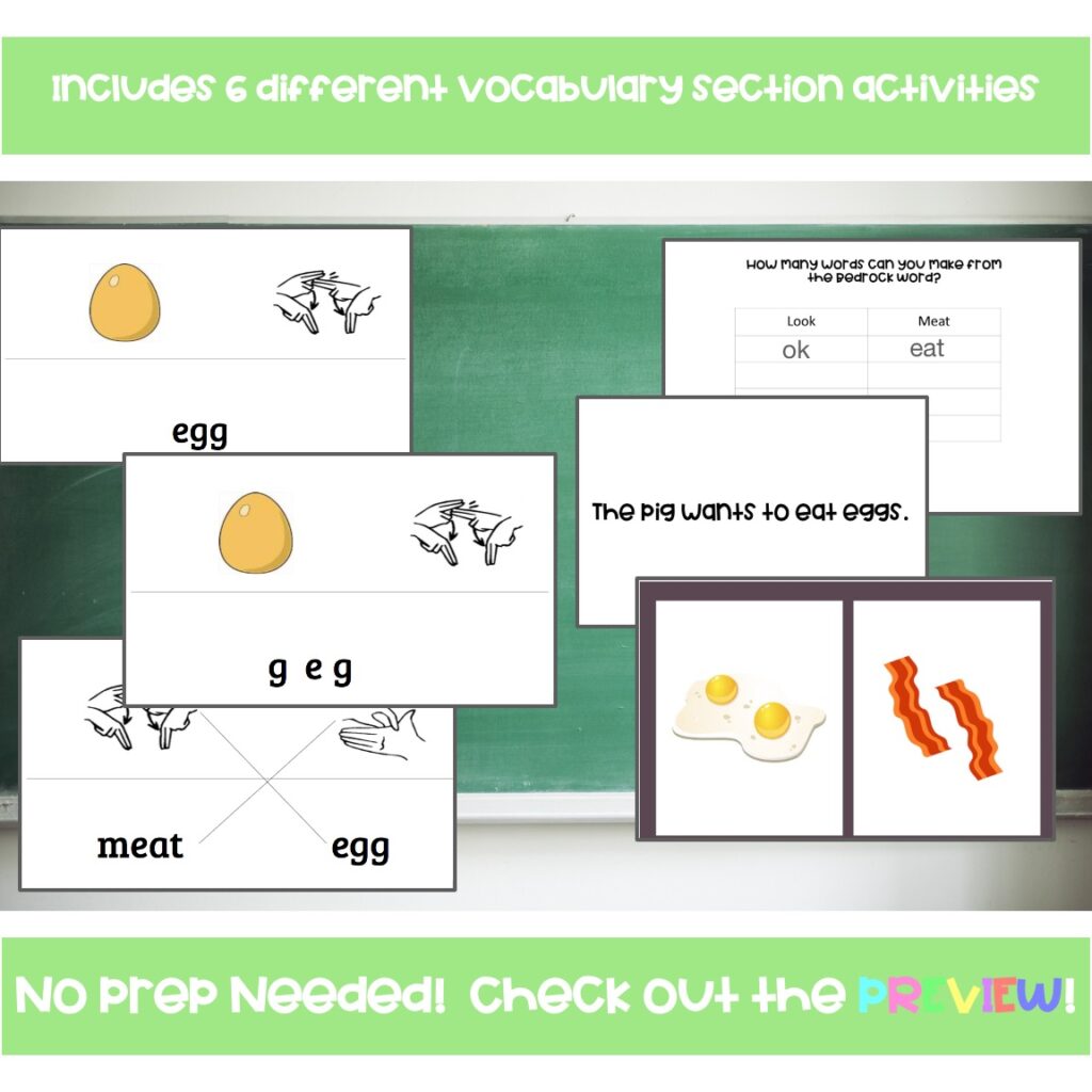 Bedrock Vocabulary Practice YR1 WK6 - Google Slides™ | Made By Teachers