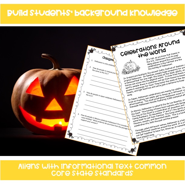 Halloween Reading Comprehension & Activities Packet | Made By Teachers