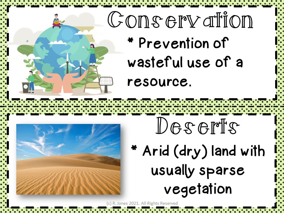 Word Wall Vocabulary Posters for Social Studies | 3rd Grade | 133 Words ...