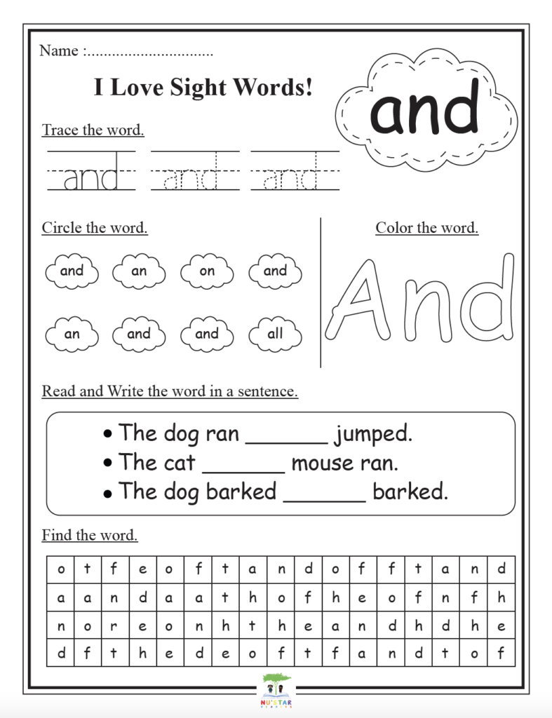 I Love Sight Words! - and | Made By Teachers