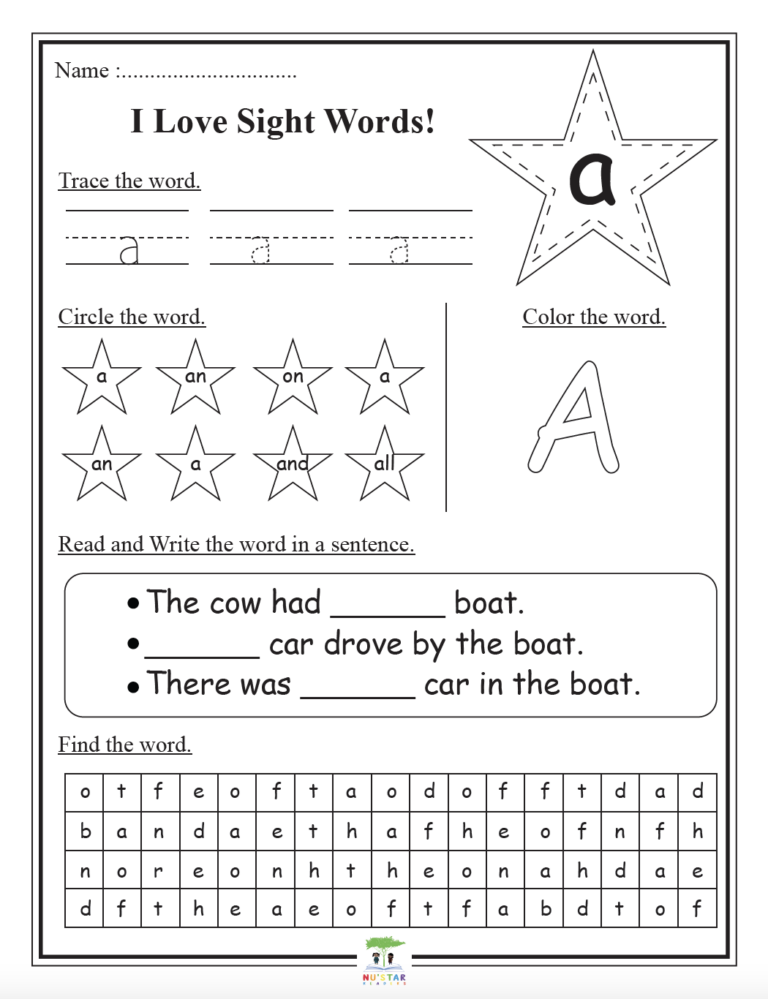 I Love Sight Words! - of | Made By Teachers