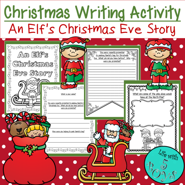 Christmas Writing Activity An Elf's Christmas Eve Story | Made By Teachers
