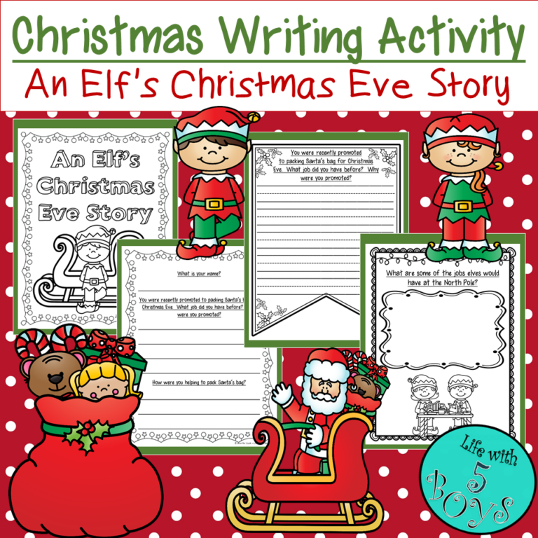 Christmas Writing Activity An Elf's Christmas Eve Story | Made By Teachers