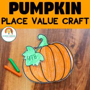 Pumpkin Craft | Fall Activities | Place Value Craft | Place Value ...