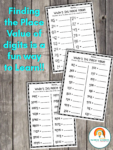 Pumpkin Craft | Fall Activities | Place Value Craft | Place Value ...