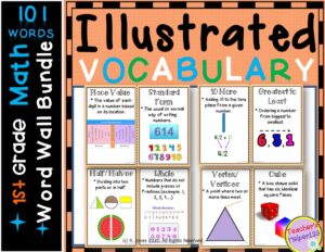 Word Wall Vocabulary Posters | 1st Grade All Math Units | 101 Words ...
