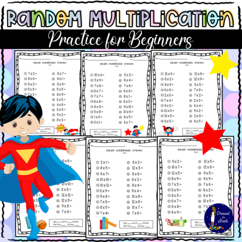 Random Multiplication Practice for Beginners - Made By Teachers