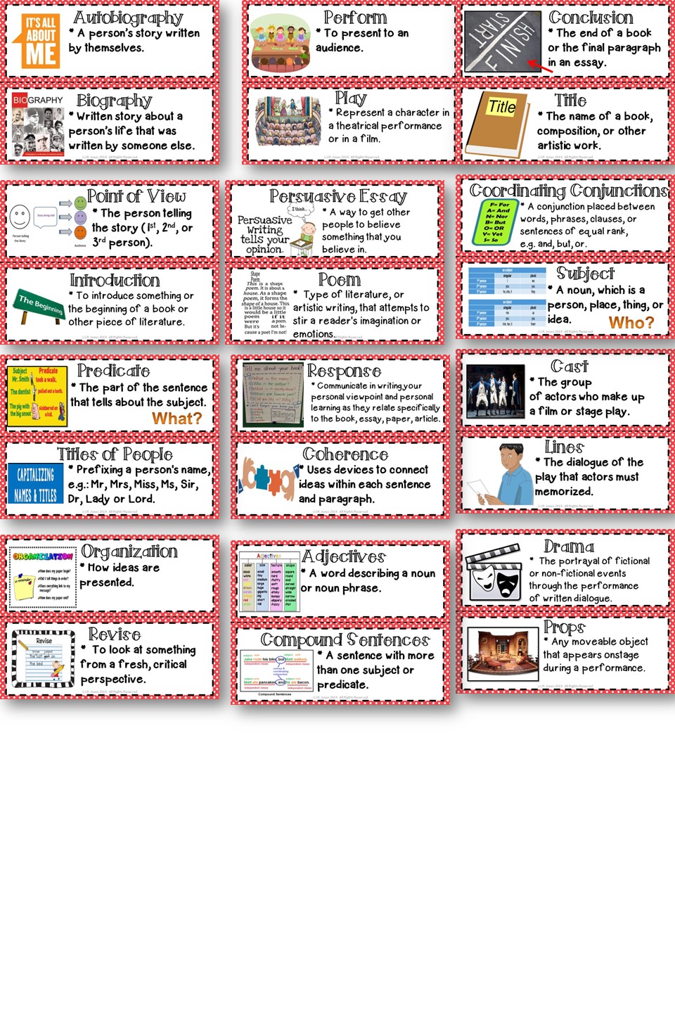 Word Wall Vocabulary Posters for 3rd Grade Reading/ Write Units | 117 ...