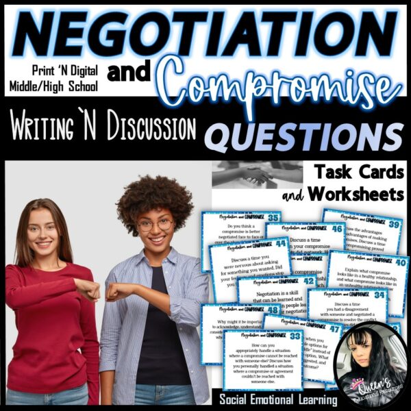Negotiation and Compromise Writing and Discussion Questions | Made By ...