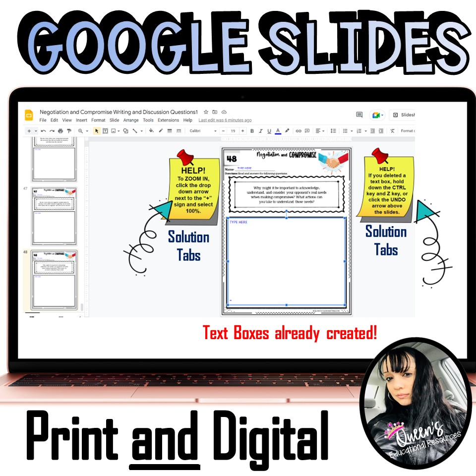 Negotiation and Compromise Writing and Discussion Questions | Made By ...