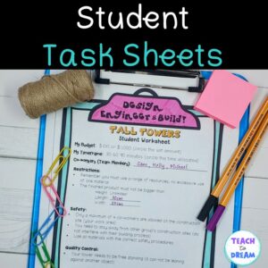 Middle School STEM Task | Tall Towers STEAM Challenge | Made By Teachers