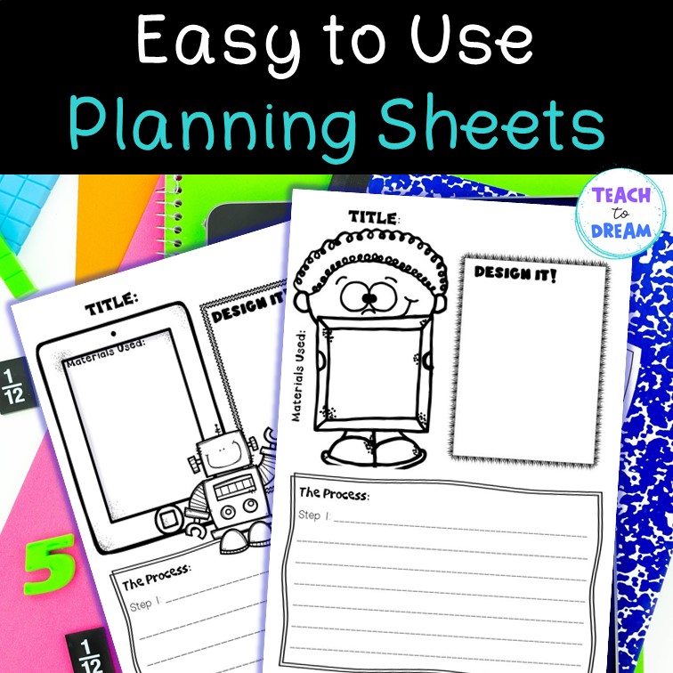 School STEM Challenges | 4 STEAM Task Cards | No Prep | Made By Teachers