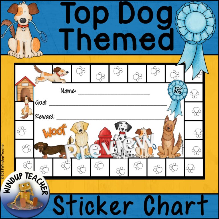 Dog Sticker Chart BUNDLE | Made By Teachers