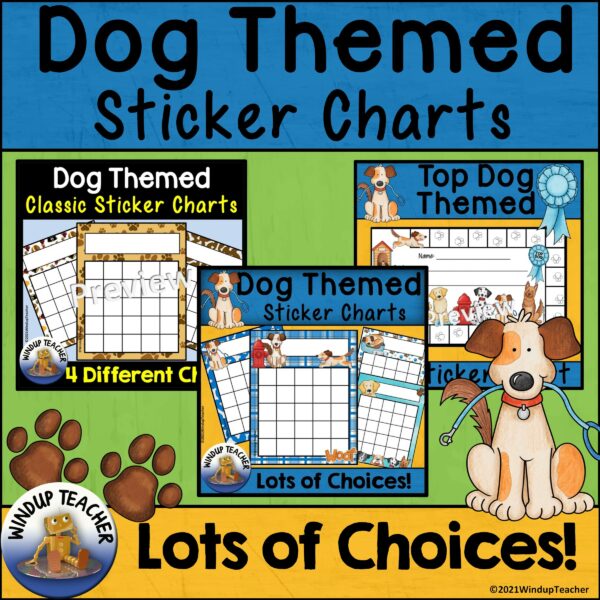 Dog Sticker Chart BUNDLE | Made By Teachers