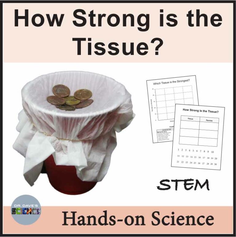 Primary STEM Science Activity How Strong are Tissues? - Made By Teachers