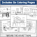 Following 1 & 2 Step Directions Activity - Coloring Sheets - Speech ...