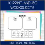 Categories Speech Therapy Activities - Category Sorting - Preschool ...