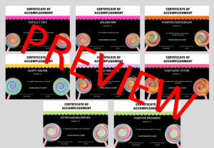 Editable Fun Friday Weekly Student Lollipop Awards | Made By Teachers