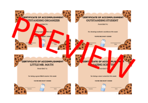 Editable Fun Friday Weekly Student Cookie Awards | Made By Teachers