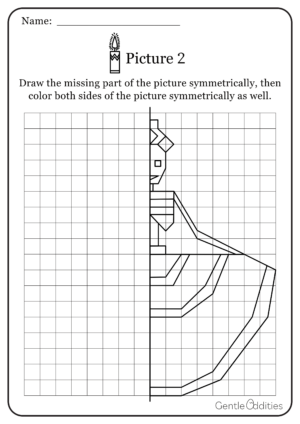 El Día De Los Muertos Day of the Dead Math Symmetry and Coloring | Made ...