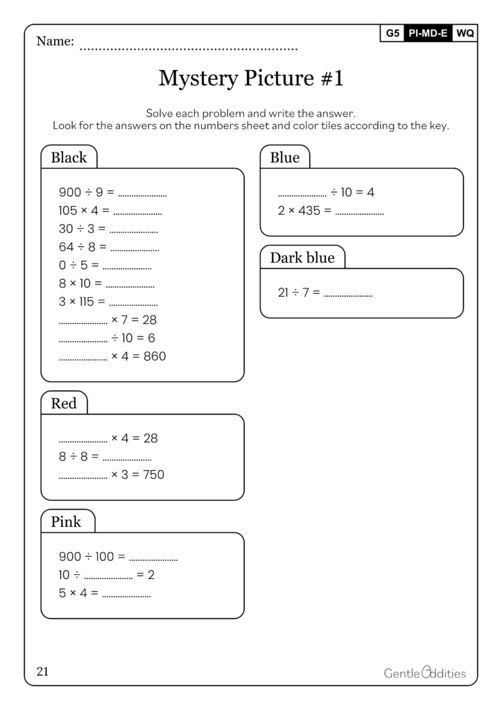 BUNDLE El Día De Los Muertos Grade 5 Symmetry and Math Mystery Pictures ...