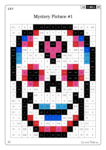 BUNDLE El Día De Los Muertos Grade 5 Symmetry and Math Mystery Pictures ...