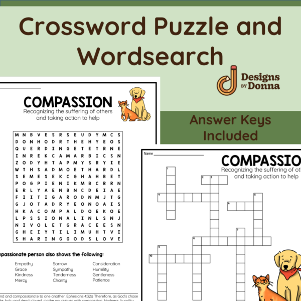 Compassion - Christian Character Trait Packet | Made By Teachers