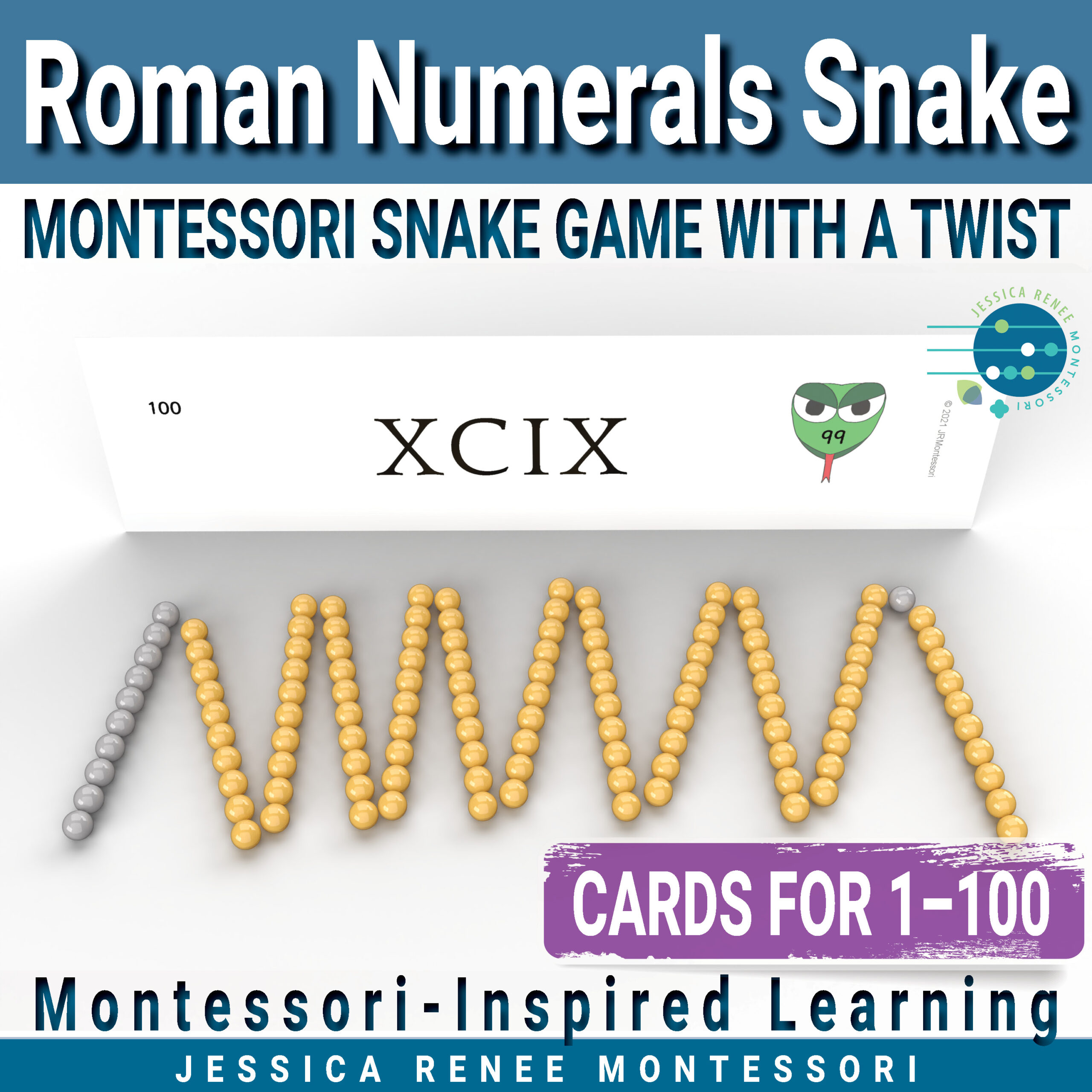 Montessori Snake Game Roman Numerals 1 100 Addition Subtraction Montessori Snake Game Roman Numerals 1 100 Addition Subtraction