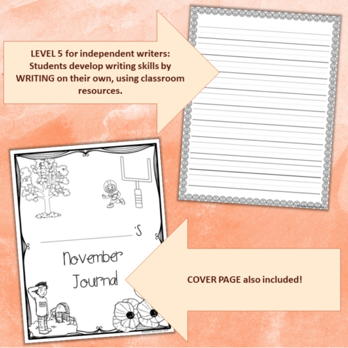 Remembrance Day / Thanksgiving Daily Journal Writing (November) | Made ...