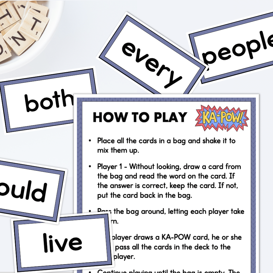 2nd Grade Sight Words Game | Made By Teachers