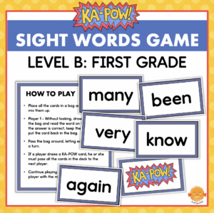 Sight Word Games BUNDLE Levels Kindergarten 1st 2nd 3rd Grade Sight ...