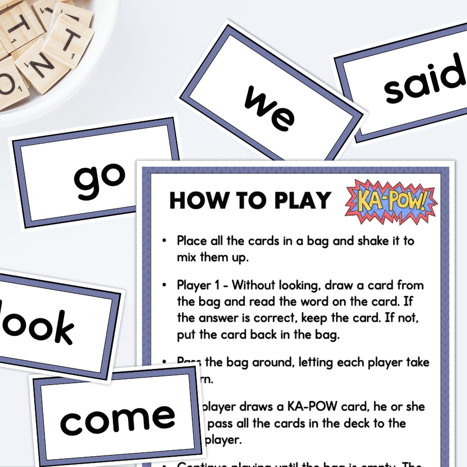 Kindergarten Sight Words Game for Small Groups | Made By Teachers