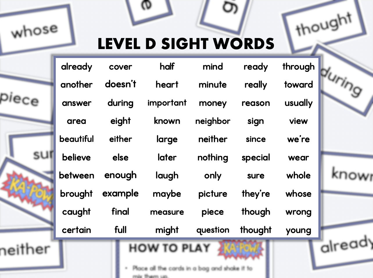 Sight Word Games BUNDLE Levels Kindergarten 1st 2nd 3rd Grade Sight ...