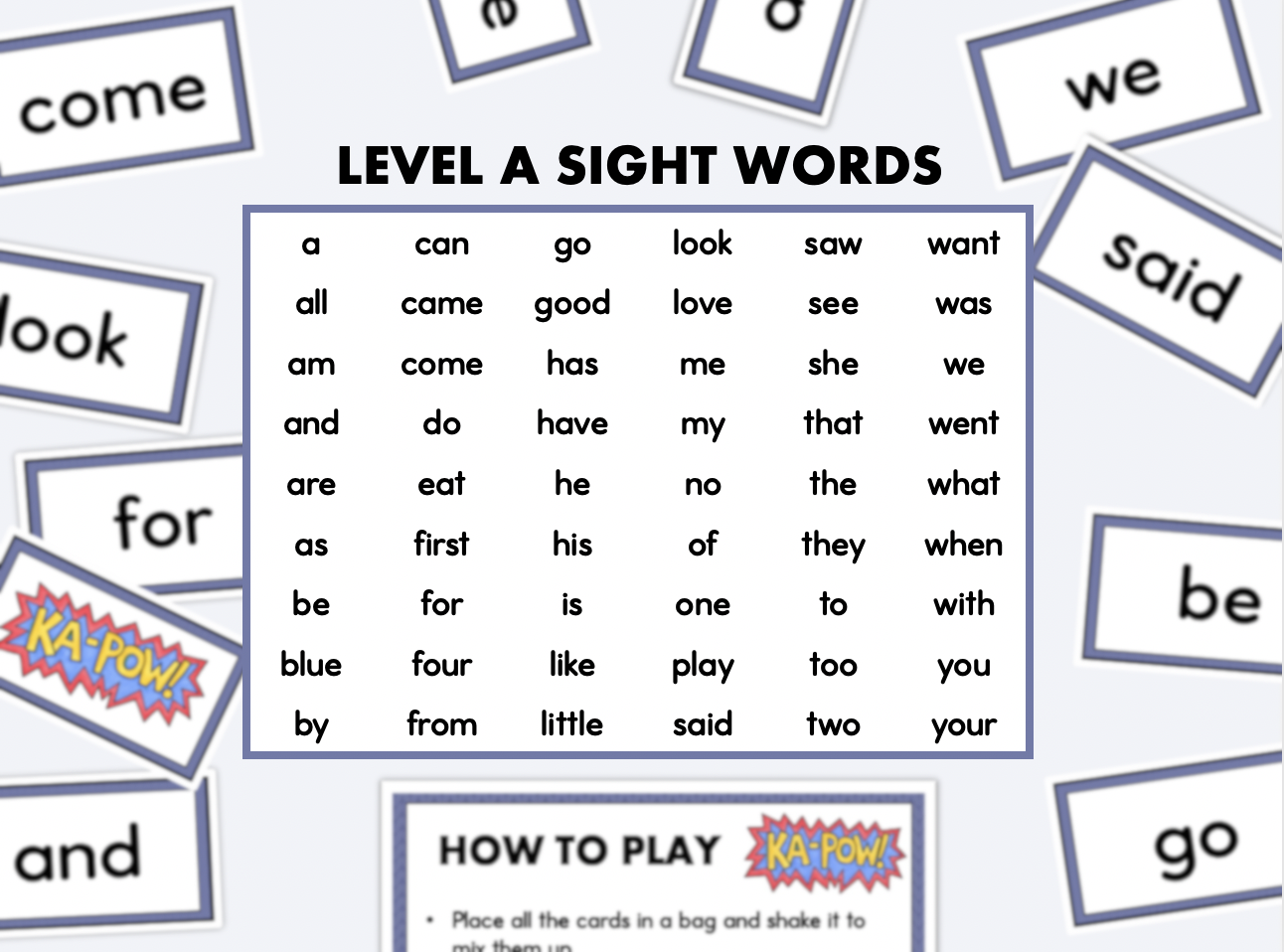 Sight Word Games BUNDLE Levels Kindergarten 1st 2nd 3rd Grade Sight ...