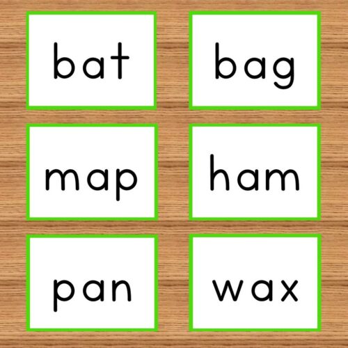 Short Vowel Flash Cards and Picture Cards - Short a | Made By Teachers