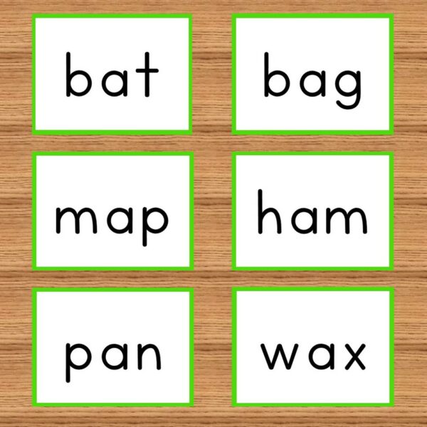 Short Vowel Flash Cards and Picture Cards - Short a | Made By Teachers