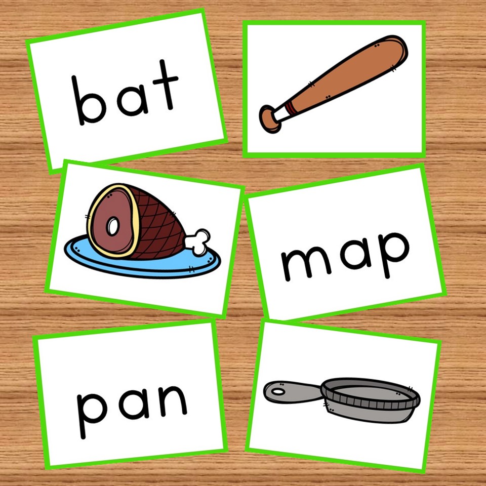 Short Vowel Flash Cards and Picture Cards - Short a | Made By Teachers
